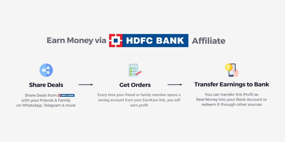 HDFC Bank Affiliate Program with ₹420 Commission in March 2023