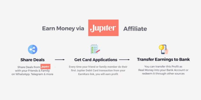 Jupiter Money Affiliate Program with ₹400 Payout March 2025