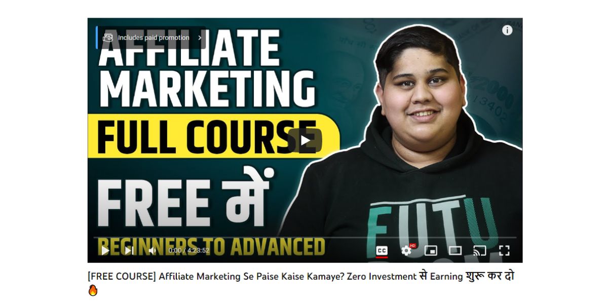 6 मुफ्त हिंदी Affiliate Marketing Courses 2025 • EarnKaro