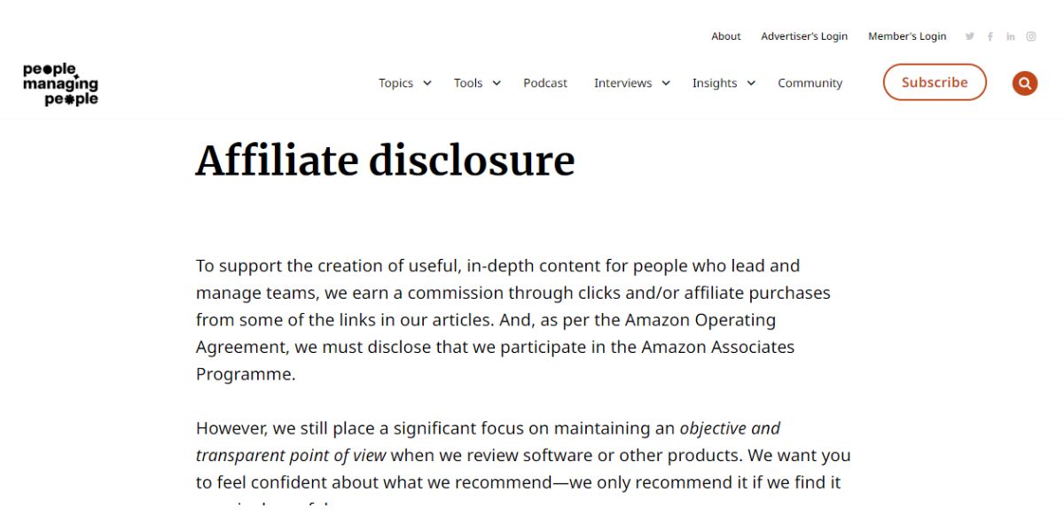 Affiliate Disclosures: How to Write with 10 Best Examples