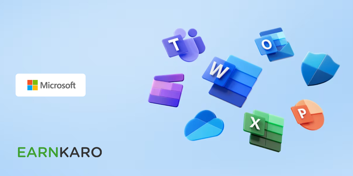 Microsoft Affiliate Program with ₹1660 Commission | March 2025