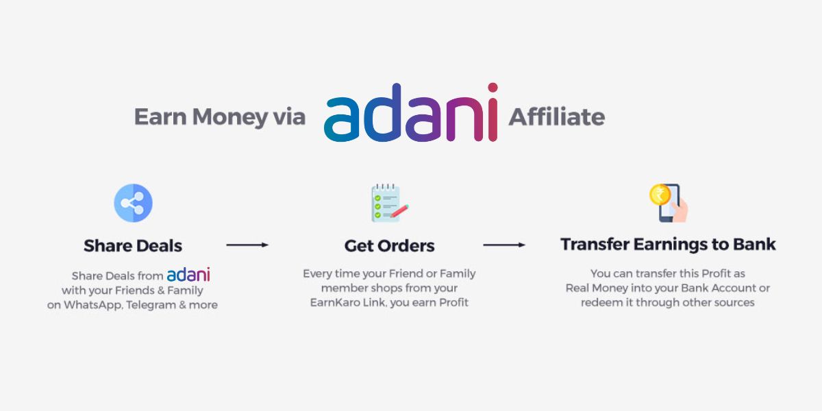 Adani Affiliate Program with ₹65 Commission | March 2025